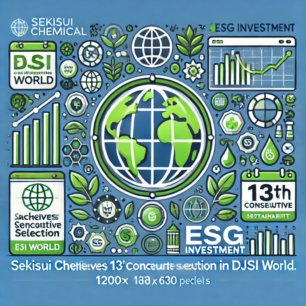 積水化学、ESG投資指標『DJSI World』に13年連続選定｜持続可能な社会への取り組みと投資家への影響｜ミナトの秘密投資ブログ